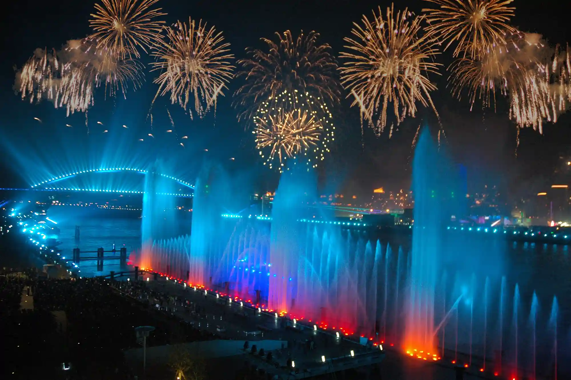 Universal Exhibition, Shanghai, China. - Aquatique Show