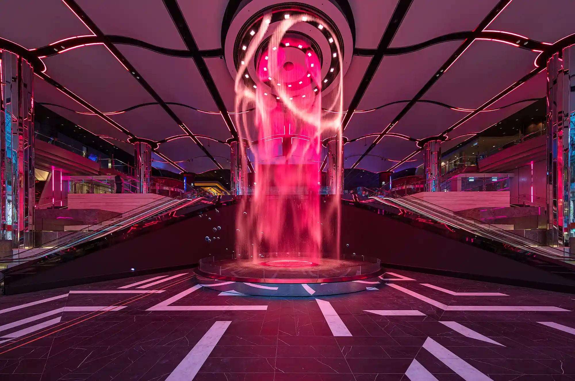 Water curtain Aqua graphic : Aquatique Show, Aqua graphic: digital ...