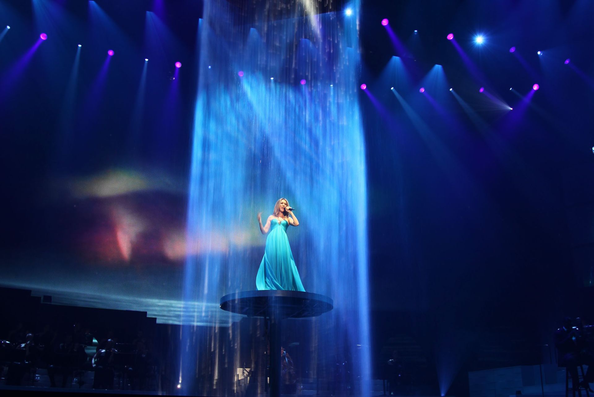 Celine Dion at Colosseum Caesars Palace, Las Vegas, USA. - Aquatique Show