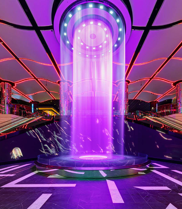 Water curtain Aqua graphic : Aquatique Show, Aqua graphic: digital ...